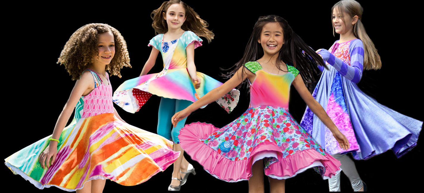 Girls Twirly Dresses and Skirts | Girls Boutique Dresses | Made in USA ...